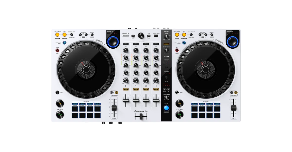 PIONEER DDJ-FLX6-W - Pioneer kontrollerek - Showservice Webáruház